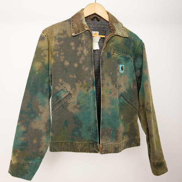 Carhartt | Jackets & Coats | Of 1 Vintage Tie Dye Moss Carhartt Jacket ...
